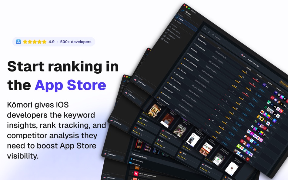 Kōmori ASO: Boost App Ranking (macOS) — Price History & Similar | AppAgg