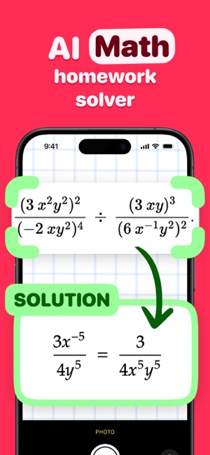 Math homework solver store