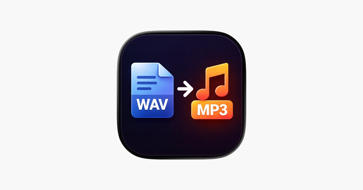 ‎WAV to MP3 - Audio Converter App - App Store