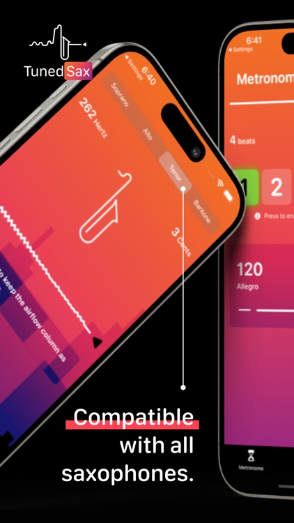 TunedSax: Saxophone Tuner by Ivan De Martino