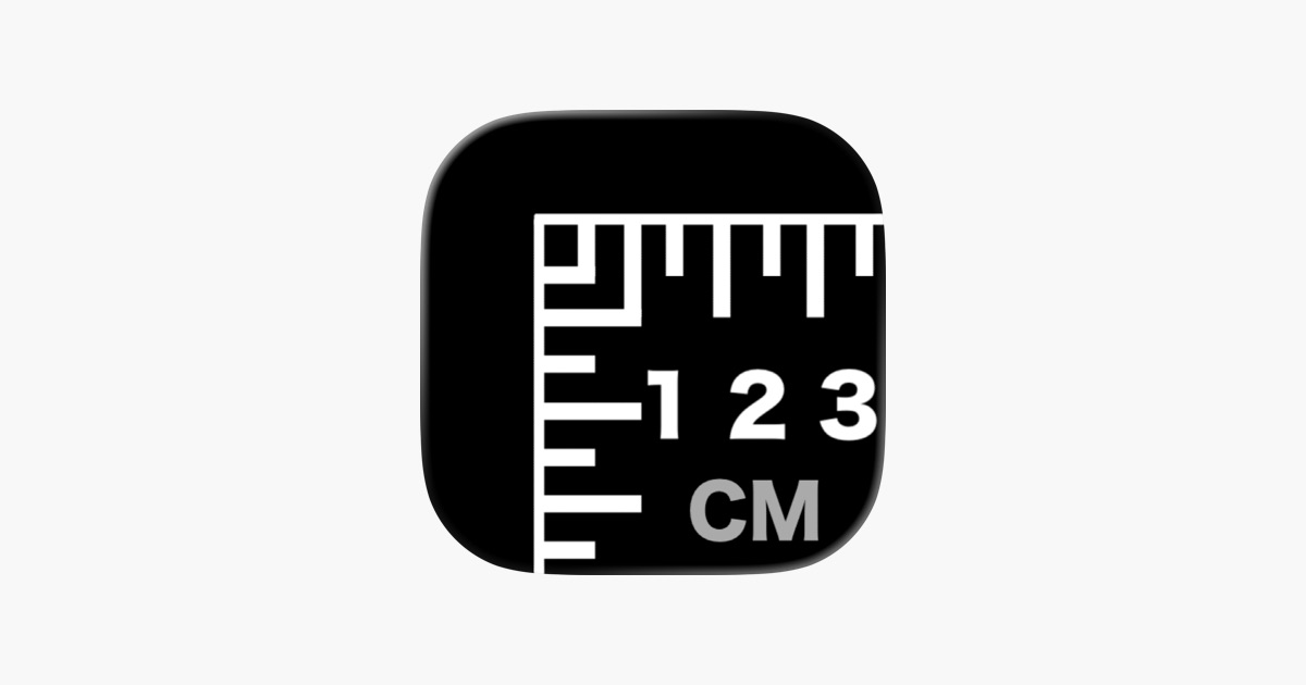 ‎cm Ruler, device size measure App - App Store