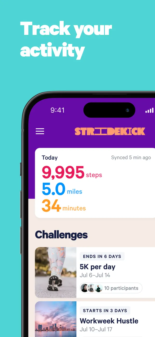 Stridekick Activity Challenges App Reviews – Features, Pricing & User ...
