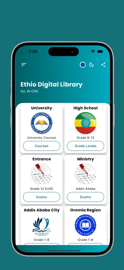 Ethio Digital Library - Education App | MWM