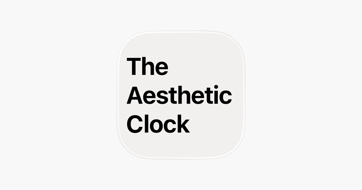 ‎The Aesthetic Clock App - App Store