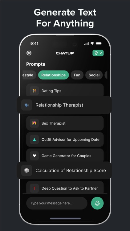 ChatUp AI - Chat Bot Assistant by Emerald Labs LLC