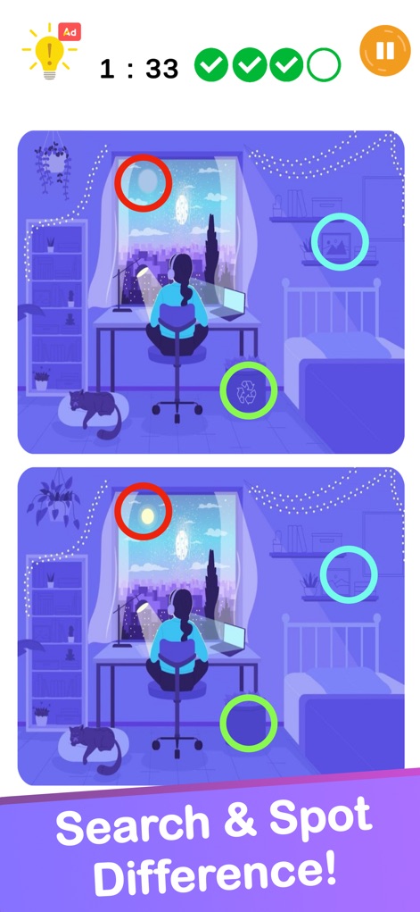 Fun Differences: 5 differences - Games App | MWM
