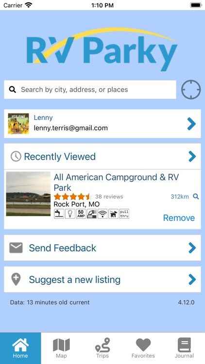 Rv Parky Parks And Campgrounds By Mission Management Information