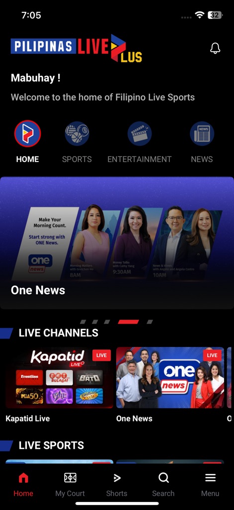 Pilipinas Live Plus - Sports App | MWM