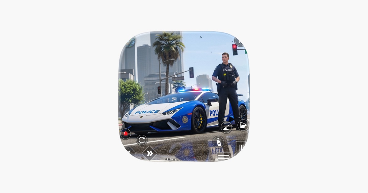 ‎City Cop Car Chase Simulator App - App Store