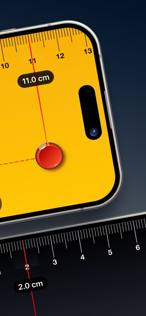 Iphone ruler cm store