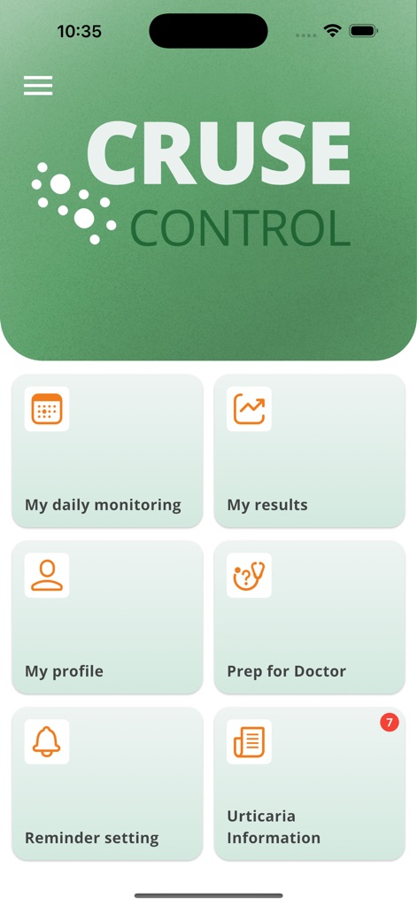 CRUSE Control Urticaria - Medical App | MWM