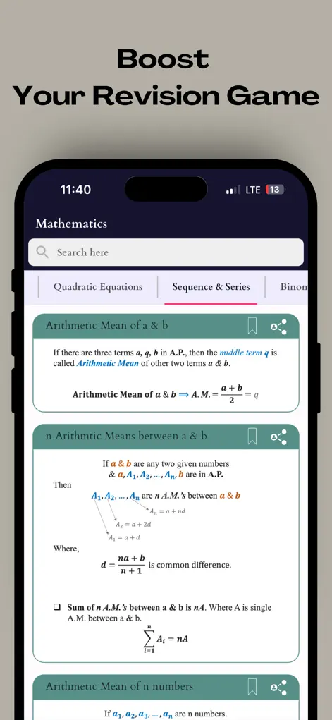 Math Formulas with Flow Charts - Education App | MWM