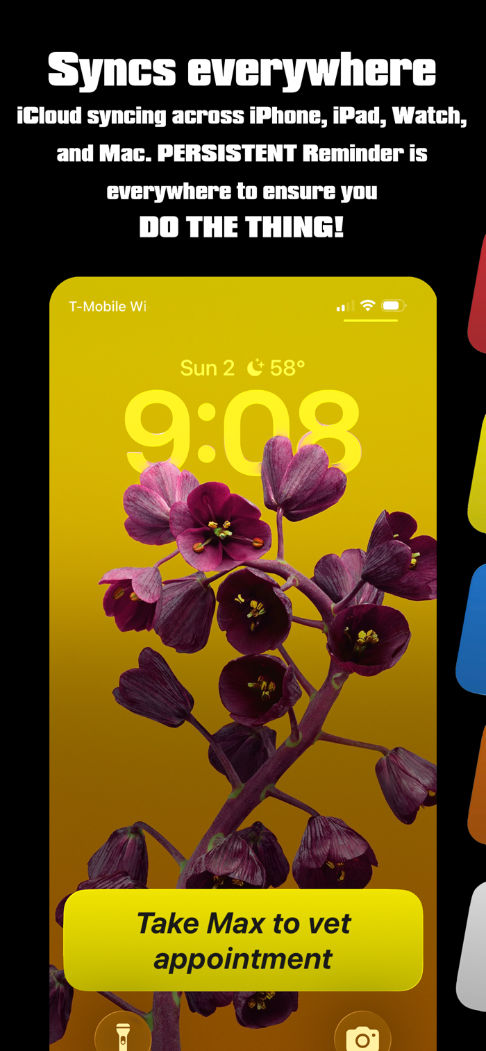 PERSISTENT Reminder - PERSISTENT是一款极简主义工具，旨在解决人们易分心遗