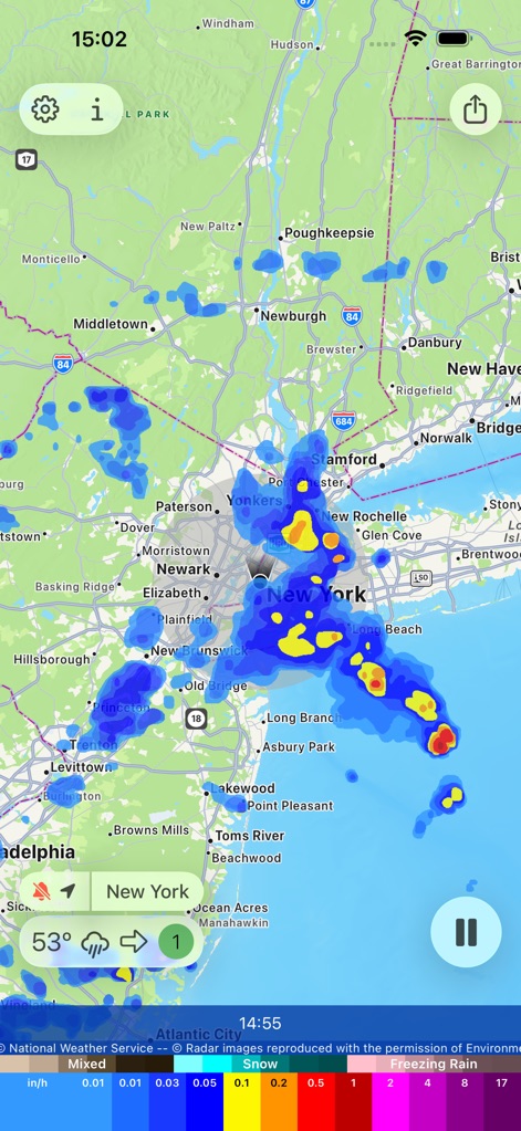 Alerte Pluie - Radar Météo - Application Météo | MWM