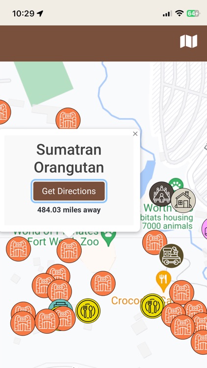 Zoo Map for Cowtown by YOURFULLSTACK, LLC