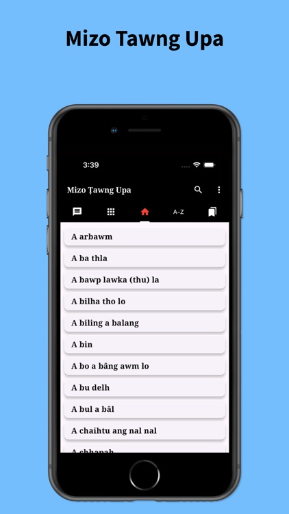 Mizo Tawng Upa by Lal Hriatpuia