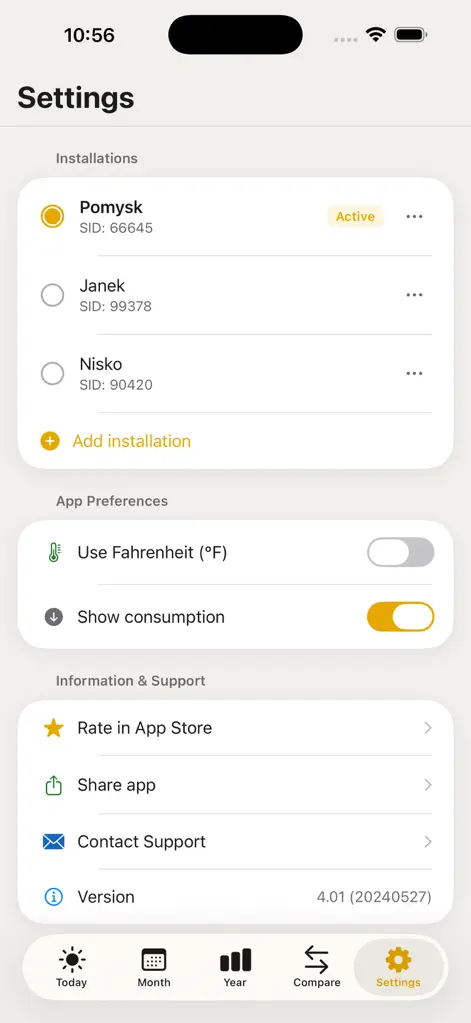 MyPVOutput - Utilities App | MWM