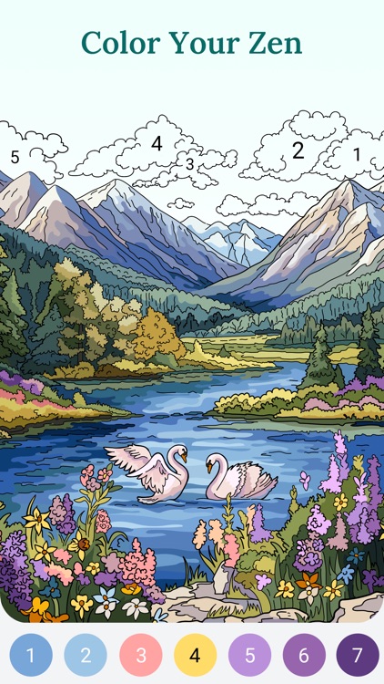 Happy Color by Numbers Game by X-Flow