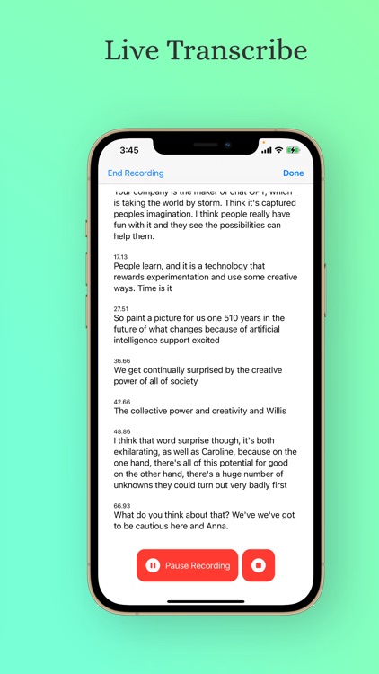 AI: Transcribe Speech To Text by Alphaven Inc.