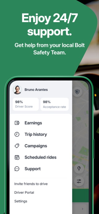 Bolt Driver: Drive & Earn for iPhone - Free App Download