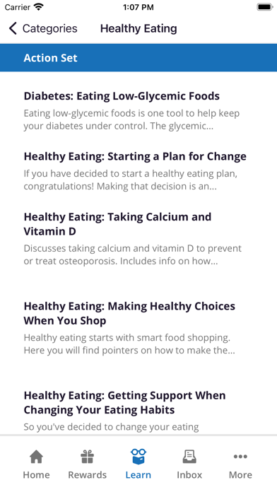 BCI Healthy Rewards for iPhone - Free App Download