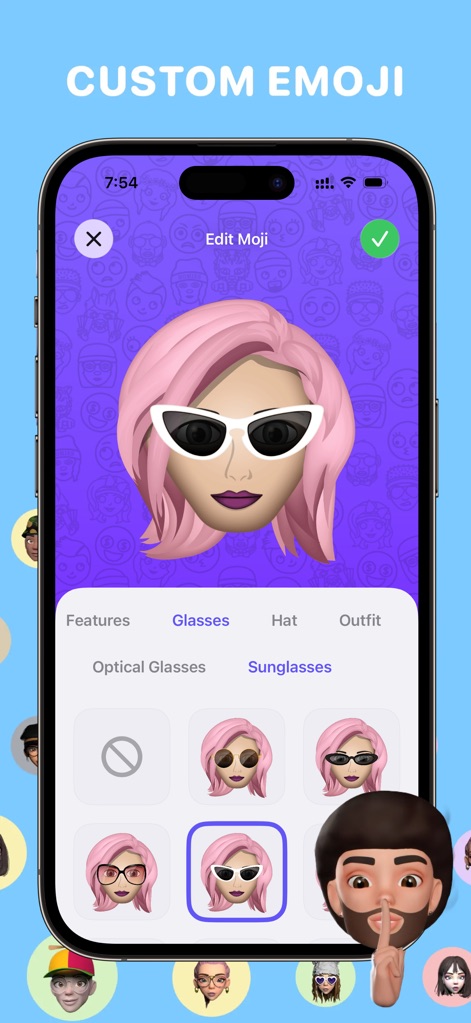 Moji Edit- Avatar Emoji Maker - App de Entretenimiento | MWM