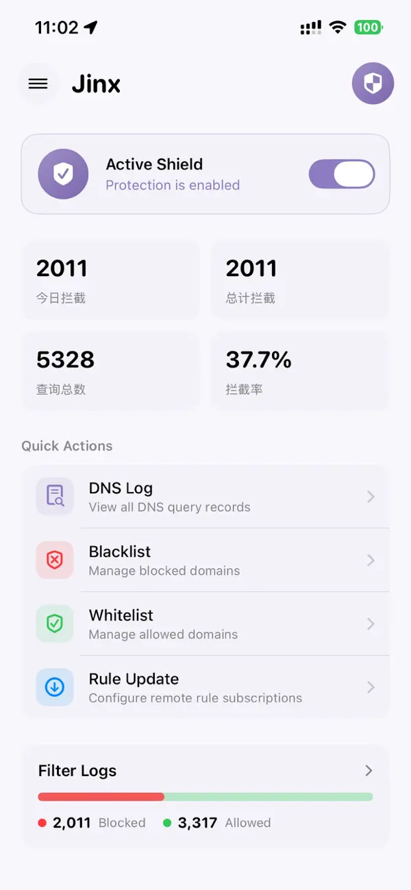 Jinx - System-Wide Ad Blocker (iOS) — Price History & Similar | AppAgg
