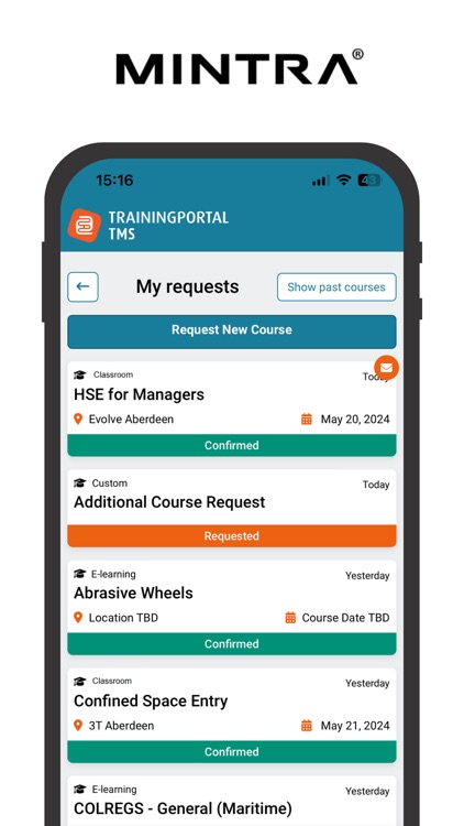 Trainingportal TMS by Mintra AS