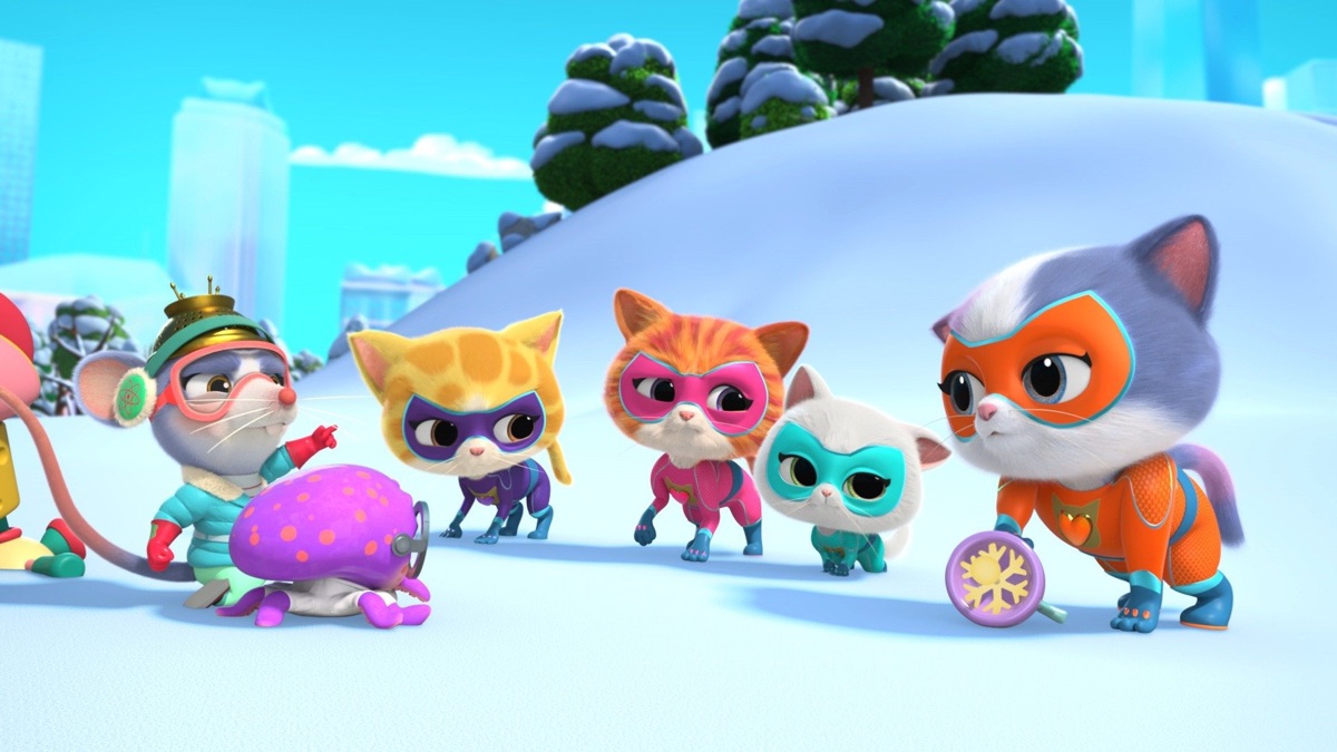 Blueberry Bonanza; Snow Day - SuperKitties (Series 1, Episode 6 ...