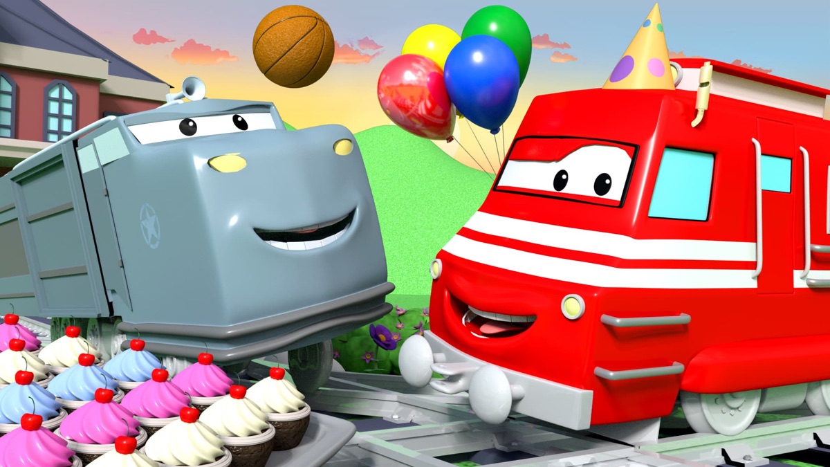El Tren Fiesta Salva La Noche - Car City: Troy the Train (Season 1 ...