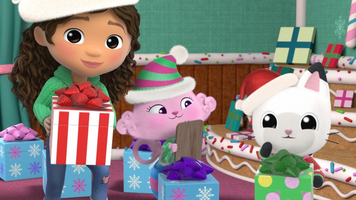 A Cat-Tabulous Christmas - Gabby's Dollhouse (Series 6, Episode 1 ...