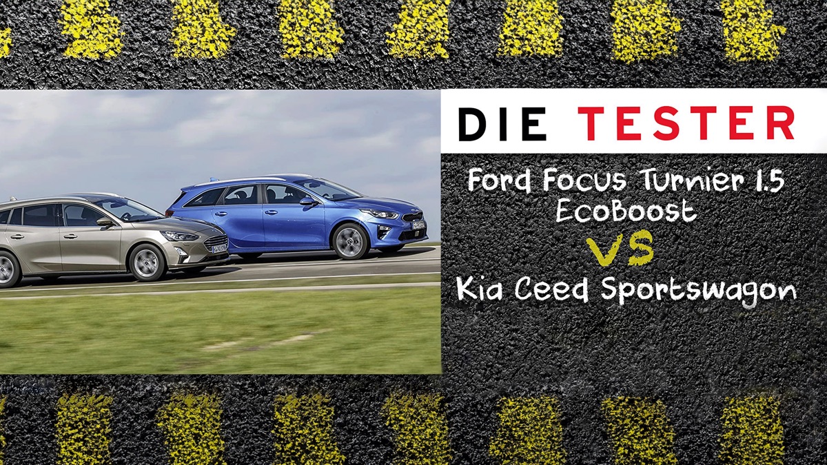 ‎Die Tester: Ford Focus Turnier 1.5 EcoBoost vs. Kia Ceed Sportswagon ...