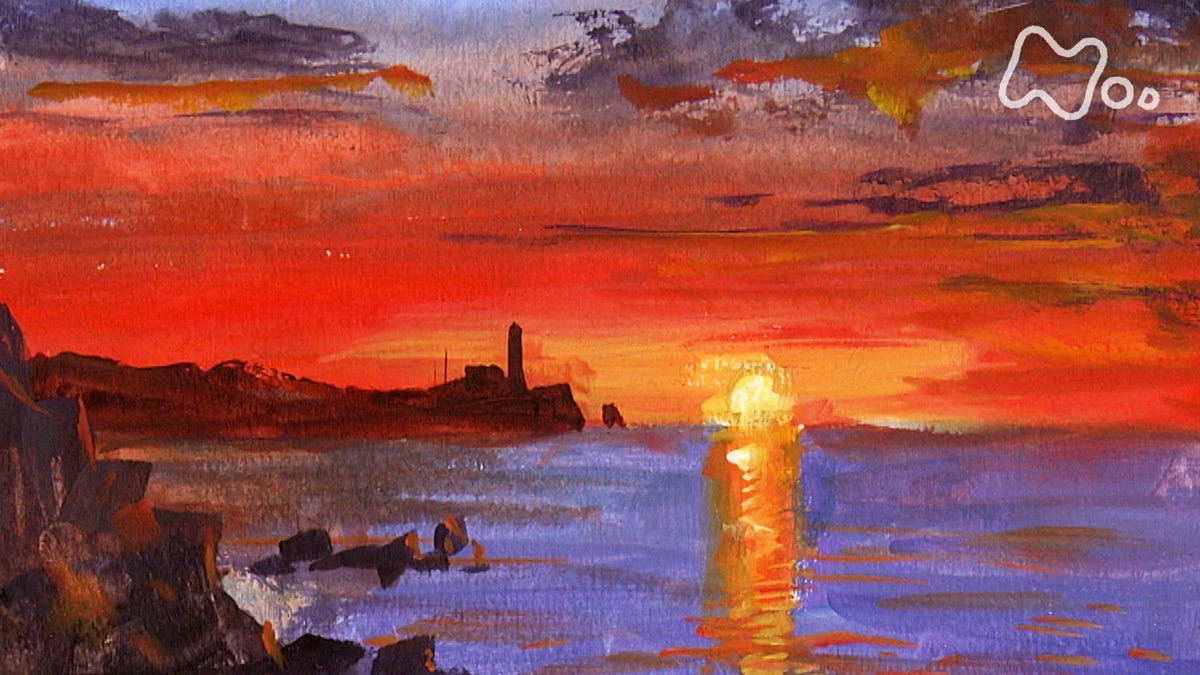 ‎筆づかいで激変！広がる空と海・3か月でマスターする絵を描く（シーズン1、第1話） - Apple TV (日本)