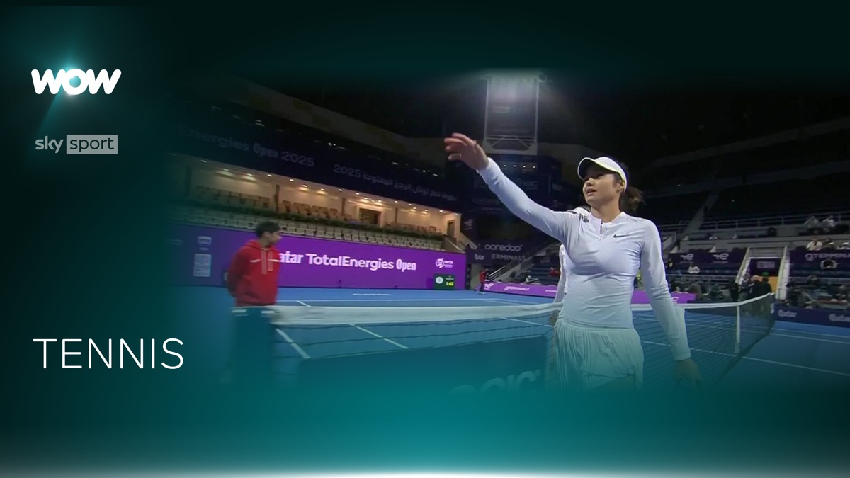 ‎Ekaterina Alexandrova - Emma Raducanu - die Highlights | WTA Doha ...