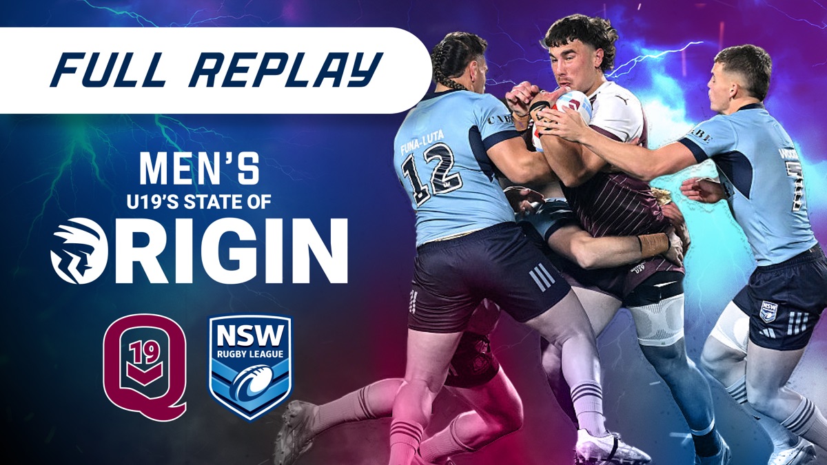 ‎Men's Under 19's State of Origin: Full Match Replay – Under 19's State ...