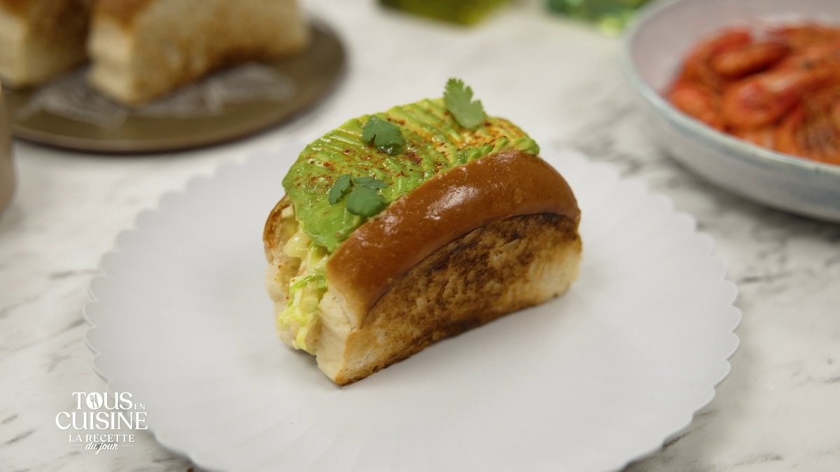 ‎Crevettes sandwich-roll, mayonnaise au curry - Tous en cuisine, la ...