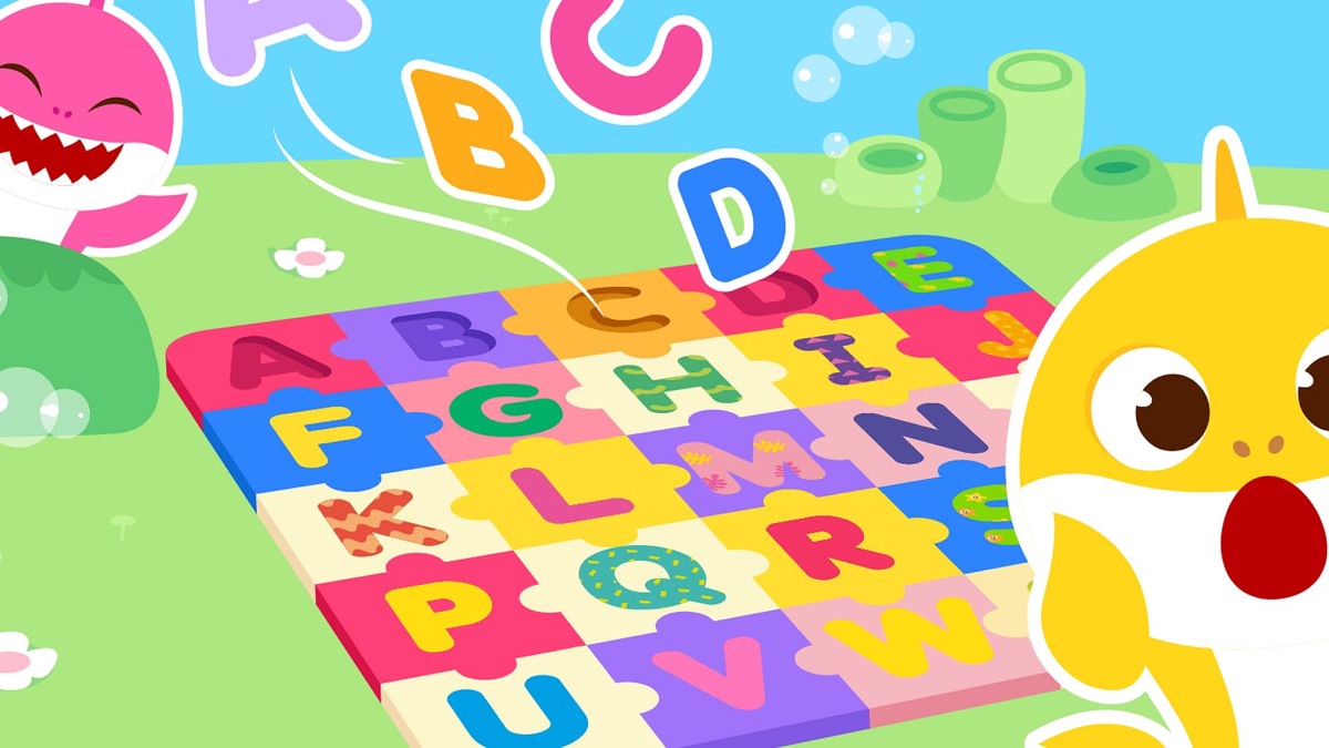 ‎Shark Family's Alphabet Hide and Seek - Pinkfong! Baby Shark Hide 'N ...