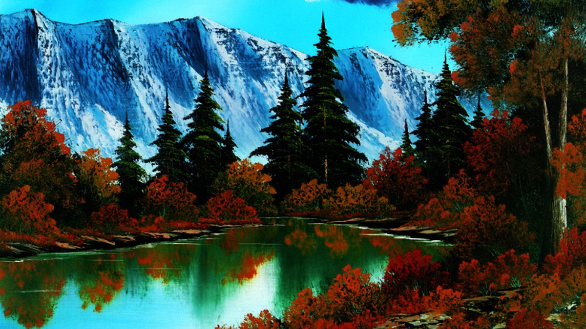 ‎Autumn Woods – The Joy of Painting with Bob Ross (Season 10, Episode 6 ...