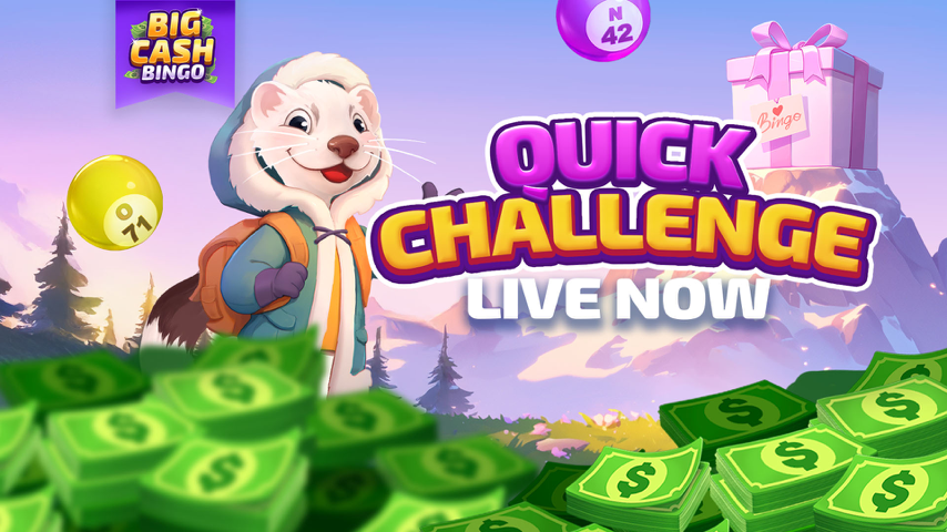 Quick Challenge: Daily Mission - Premiere by Big Cash Bingo™ | February ...