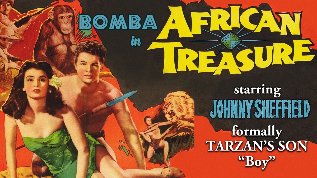 Bomba in "African Treasure" - Starring Johnny Sheffield, Formally ...
