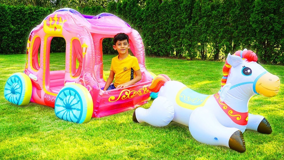 Jason and Alex Play with Inflatable Toys! - Jason Vlogs (Series 1 ...