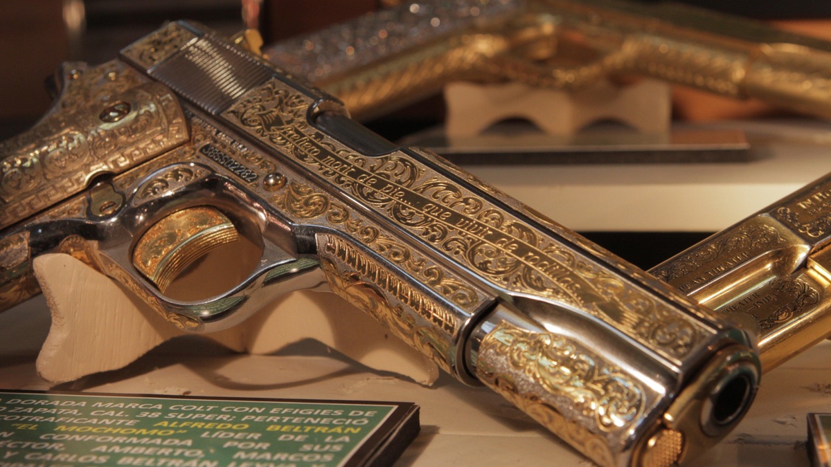 El Chapo Guzman Gold Guns