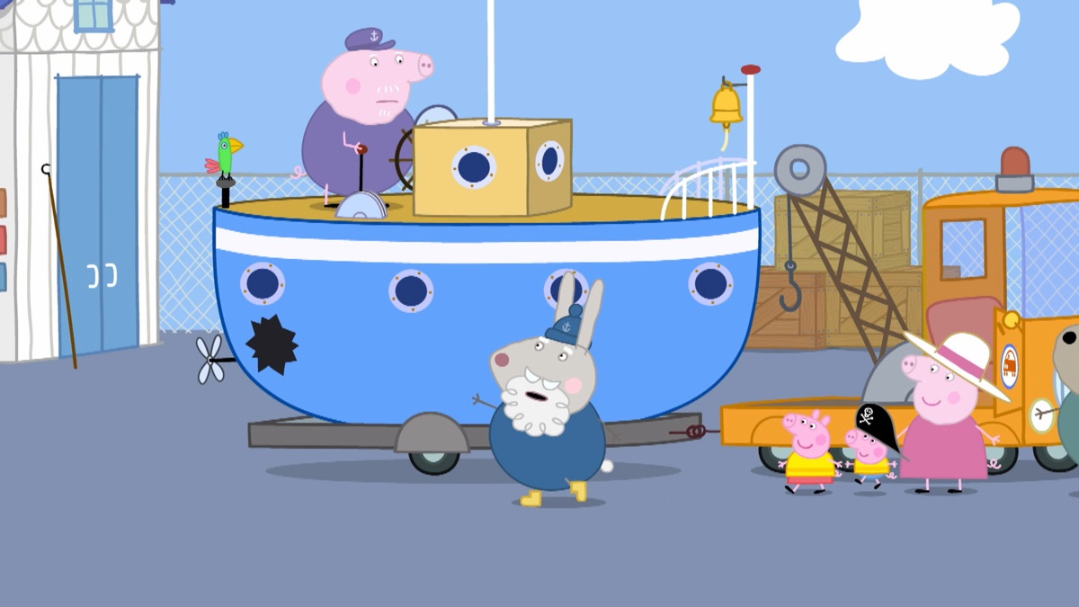 Grampy Rabbit's Boatyard - Peppa Pig (Series 3, Episode 439) - Apple TV ...
