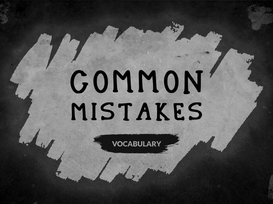 Common Mistakes - Vocabulary - Apple TV (MX)