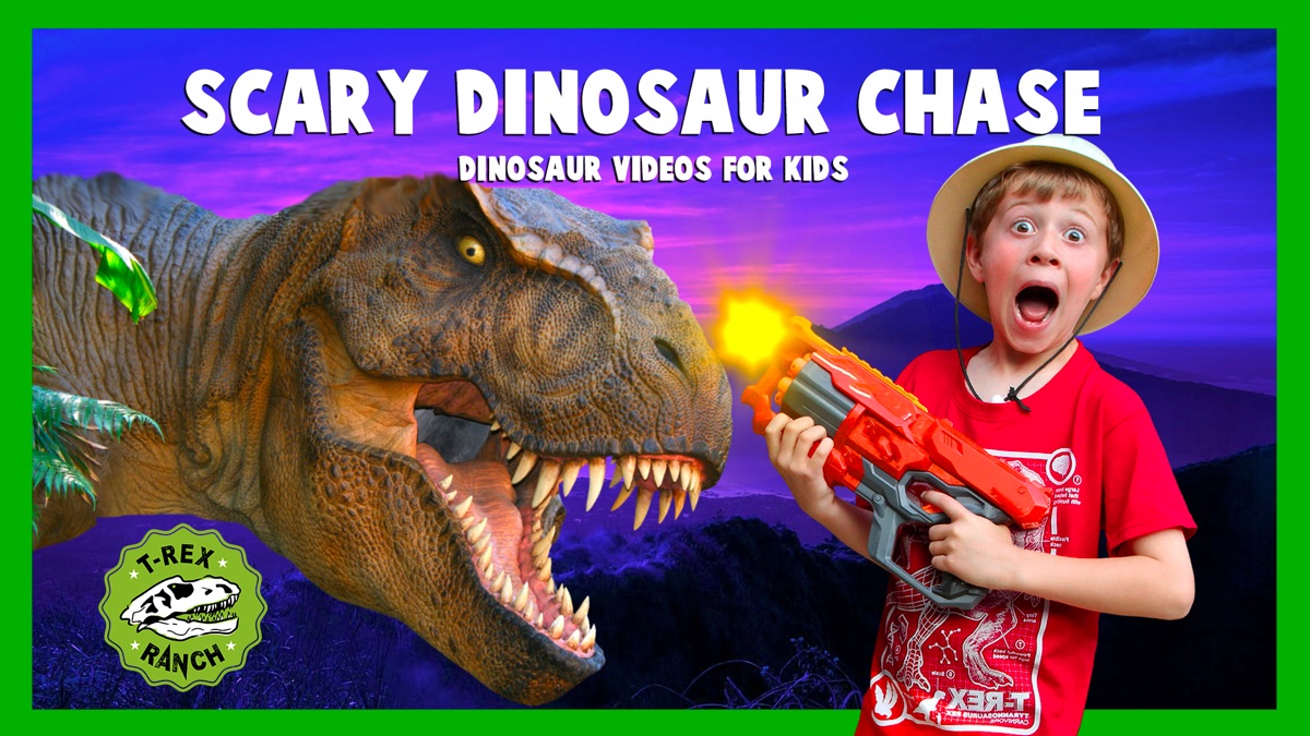 T-Rex Ranch - Scary Dinosaur Chase - Dinosaur Videos for Kids - Apple ...