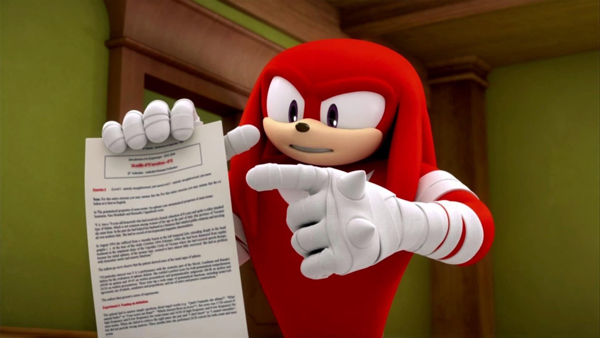 Mayor Knuckles - Sonic Boom (Series 1, Episode 32) - Apple TV (UK)