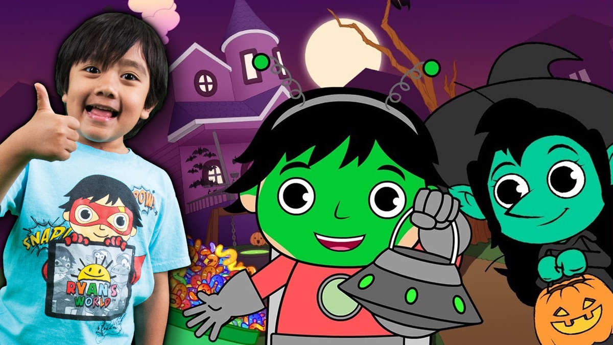 Cartoon Ryan's Alien Playdate! - Ryan's World (Series 4, Episode 21 ...