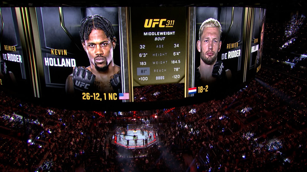 ‎311: Kevin Holland vs. Reinier de Ridder Main Card - UFC 167: St ...