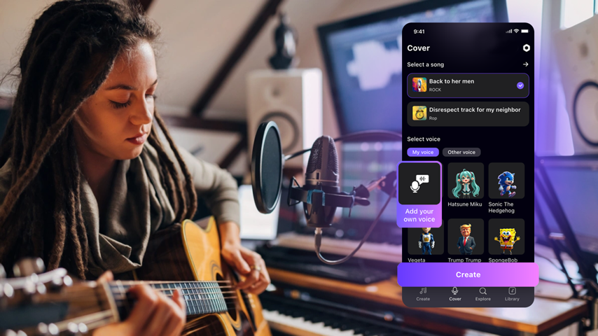 Enhanced AI Voice Cover Studio - Major Update by AI Music Song ...