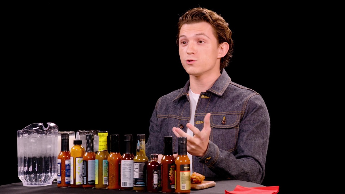 Tom Holland Calls for a Doctor While Eating Spicy Wings - Hot Ones ...